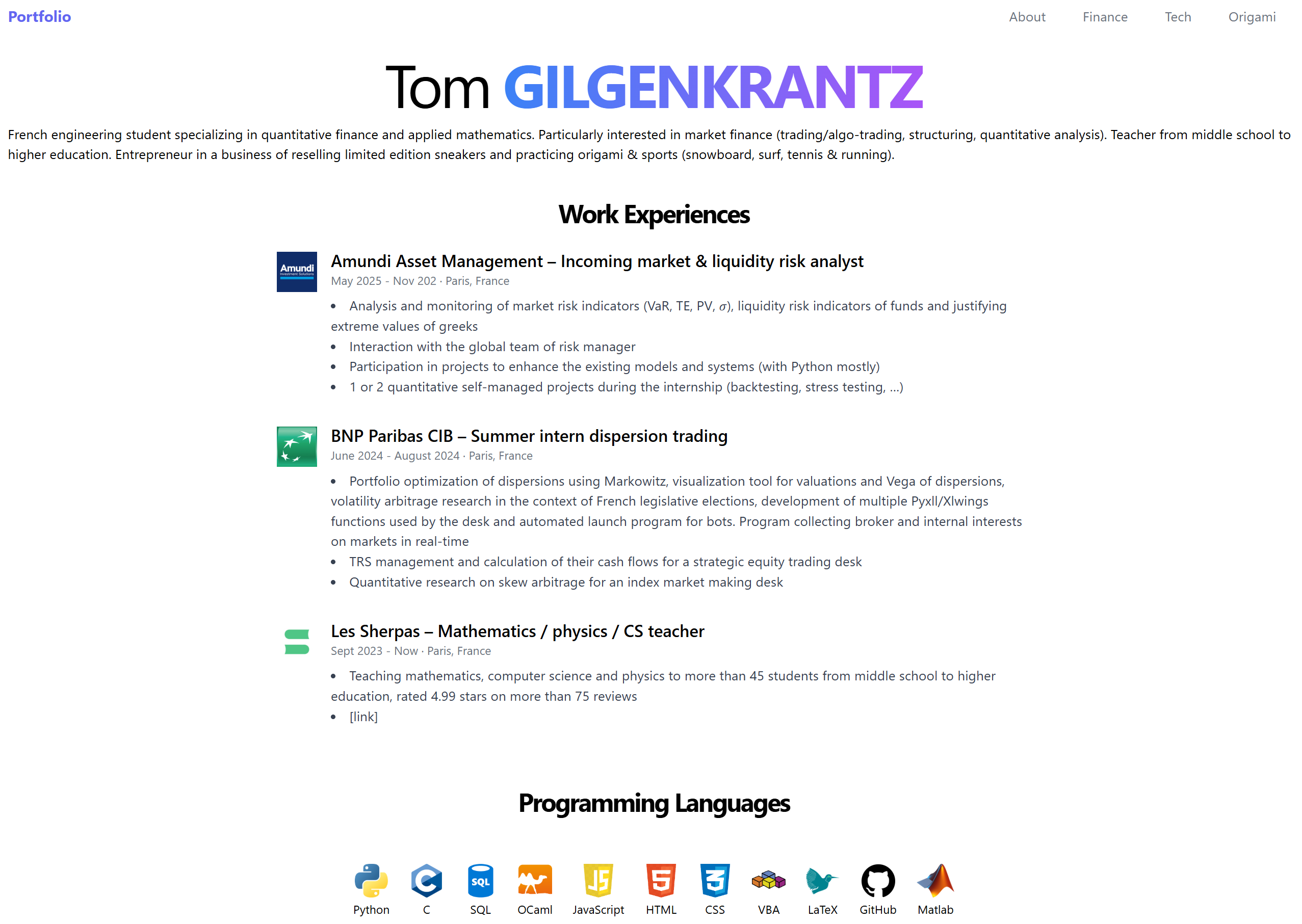 Tom GILGENKRANTZ